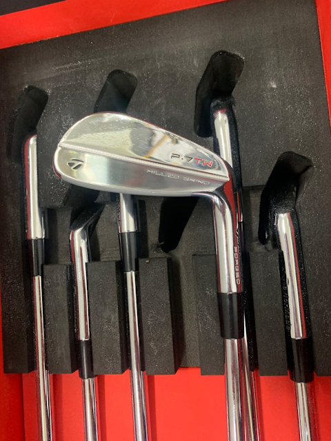 TaylorMade P7TW 3-PW irons with Dynamic Gold S400 Tour Issue shafts ...
