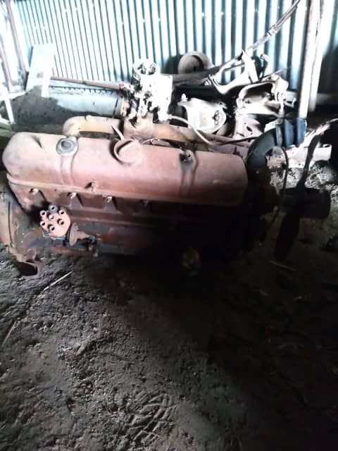 1958 fc holden Gray motor and 4 fj holden rims and 4 front brake stubs ...