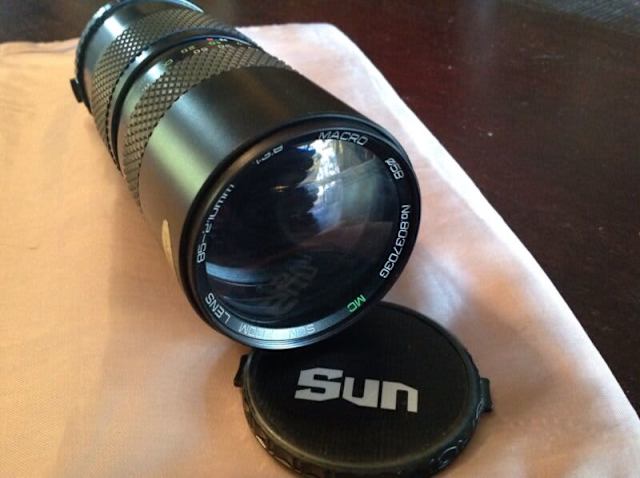 Sun Zoom Lens 85-210mm 1:3.8 Macro for Olympus - Lenses in Belair SA ...