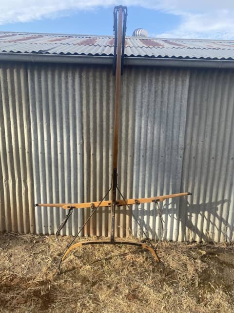 Horse Cart Or Carriage Double Swingle Tree With Single Pole ...