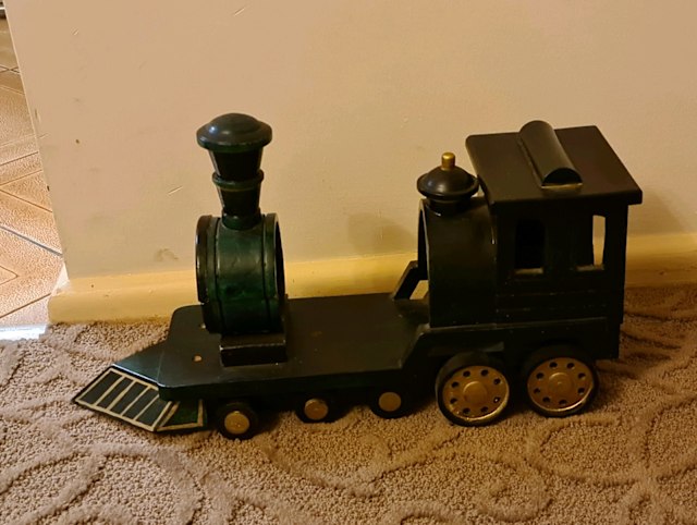 Vintage Wooden Locomotive Train Bottle Holder | Collectables | Gumtree ...