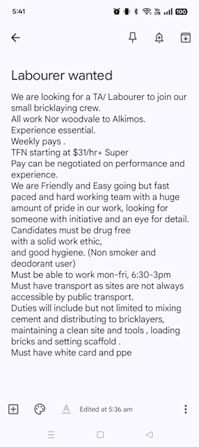 Brickies labourer wanted | Labourer | Gumtree Australia Joondalup Area ...