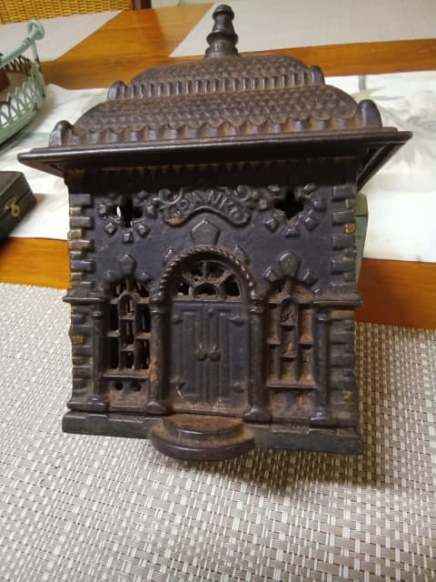 Cast Iron Money Box ..Bank Building.. | Collectables | Gumtree ...