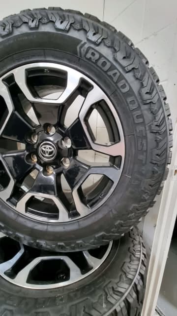 Toyota Hilux Sr5 Alloy Wheels Set Genuine 4Free A/T Tyres | Wheels ...