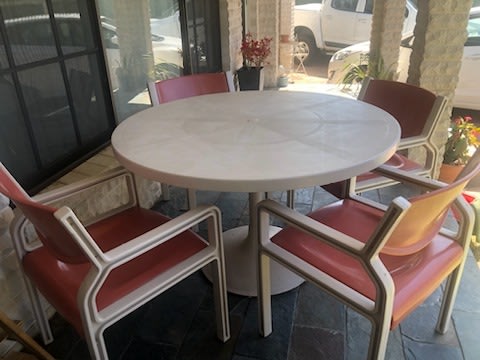 Sebel Outdoor Setting with Four Chairs - Outdoor Dining Furniture in ...