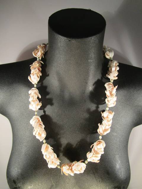 SOFT PINK PUKA SHELL CLUSTER NECKLACE - 65CM - VINTAGE 80'S | Women's ...
