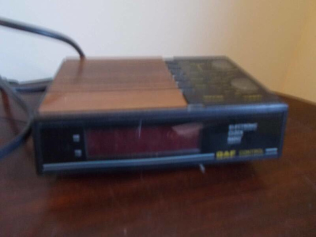 Vintage Retro Electronic Clock Radio GAF Control Model GC339 | Other ...