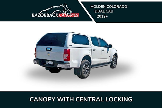 RAZORBACK UTE CANOPY - HOLDEN COLORADO RG DUAL CAB 2012+ | Auto Body ...