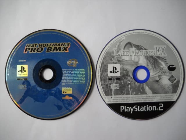 Sony PS2 Games Mat Hoffmans Pro BMX And Lake Masters EX - Playstation ...
