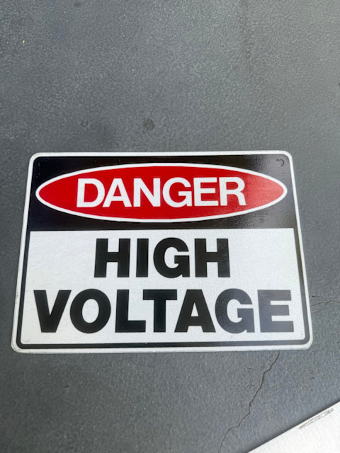 Small danger high voltage sign - Miscellaneous Goods in Durack NT ...
