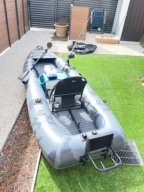 Kayak inflatable c/w outboard | Kayaks & Paddle | Gumtree Australia ...