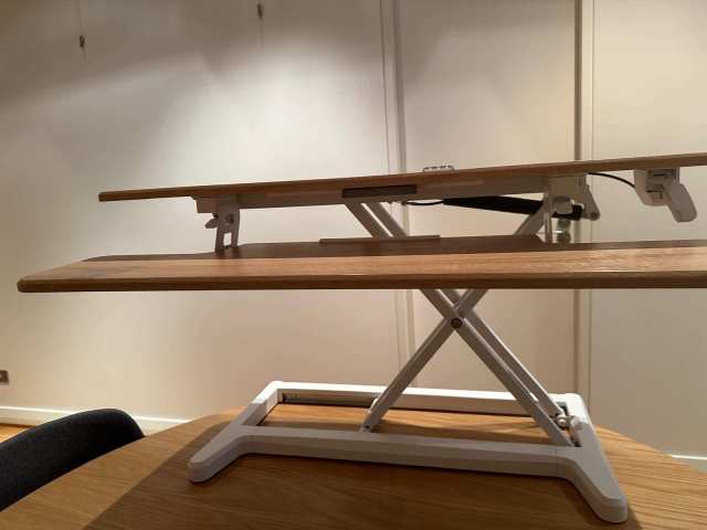 Matrix Sit Stand Desk Large - Oak - Desks in Milsons Point NSW ...