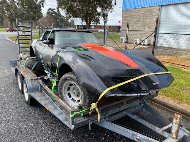 Corvette Project car C3 1982 shell and chassis, no rust, as is | Other ...