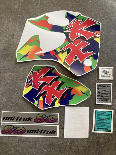 Kawasaki 1994 KX80 KX100 Decal Set / Sticker Kit | Motorcycle & Scooter ...