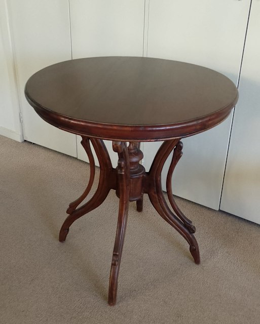 Original Antique (c1900) Mahogany Bentwood Occasional or Side Table ...