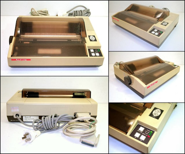 Vintage Super 5 Model CP-80 Terminal Dot Matrix Printer | Printers ...