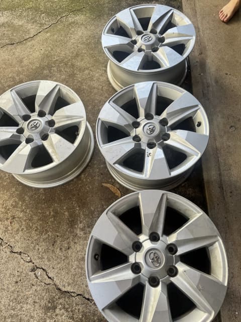 Genuine factory Toyota Hilux/Prado alloy rims | Wheels, Tyres & Rims ...
