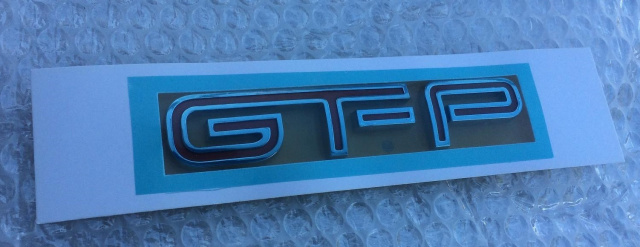 Ford FPV GTP GT-P badge boot lid BADGE emblem- orange | Other Parts ...
