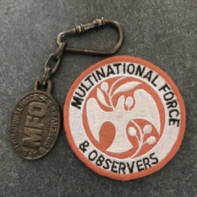 SASR Sinai Multinational Force & Observers Patch & Keyring ...