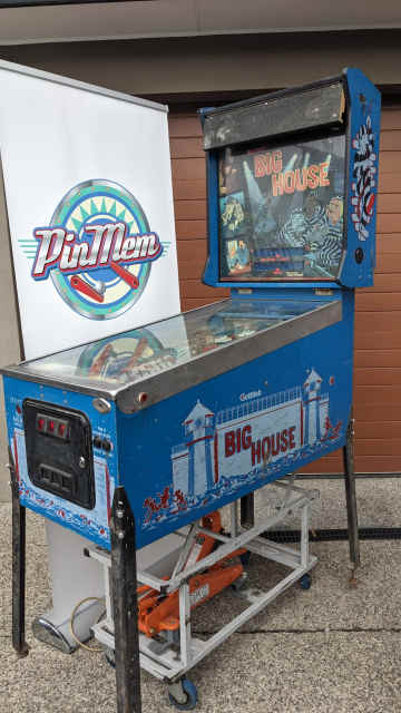 Big House Pinball Machine by Gottlieb in Non Working Project Condition ...