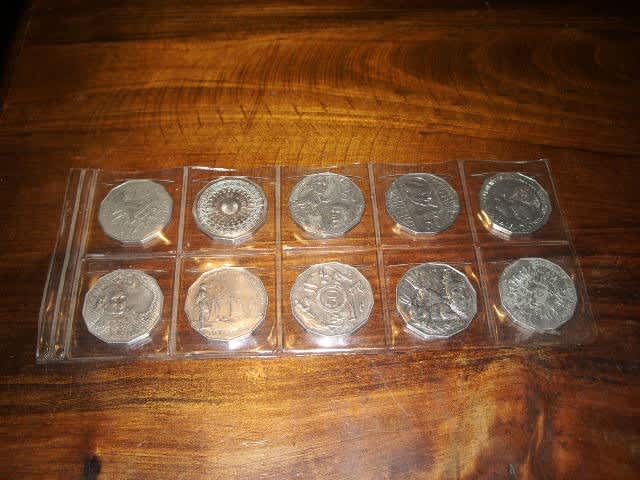 10 fifty cent collectable coins | Collectables | Gumtree Australia ...