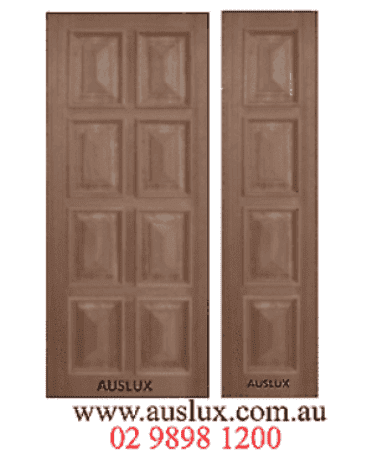 Auslux Modern Cricket 8 Panel Internal / External Solid Core Door ...