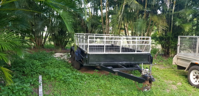 Large 10 X 6 Tandem Box Trailer With Cage | Trailers | Gumtree ...