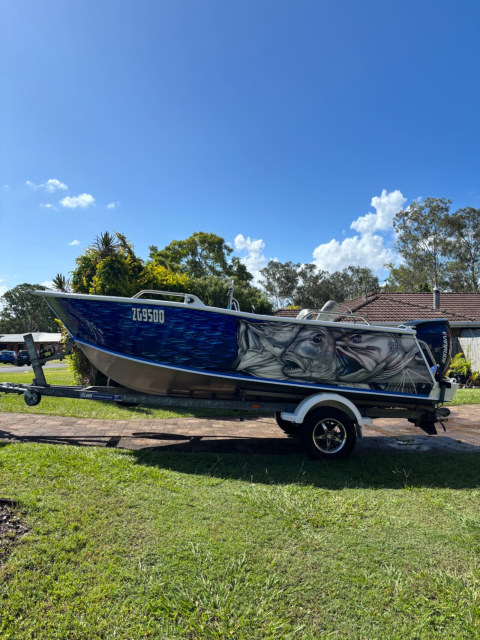 5.2m Custom Side Console Plate Boat | Motorboats & Powerboats | Gumtree ...