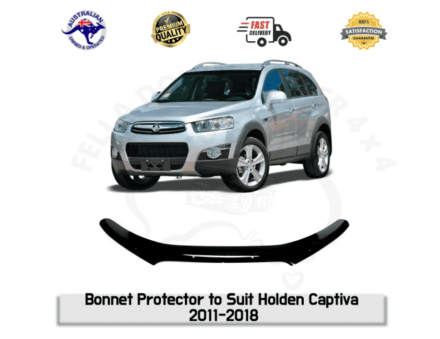 Bonnet Protector Guard Deflector Holden Captiva 7 CG Series II 2011-18 ...