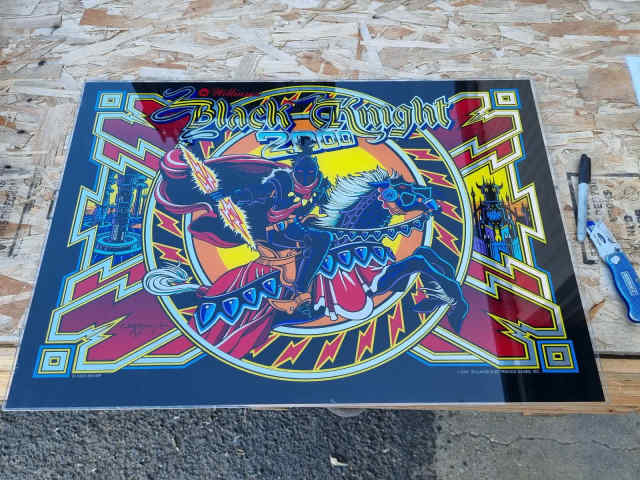 Black Knight Pinball Backglass - Miscellaneous Goods in Wagga Wagga NSW ...