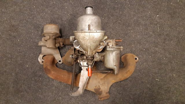 SU 1.5 HS4 carburettor and manifold assembly Mini | Engine, Engine ...