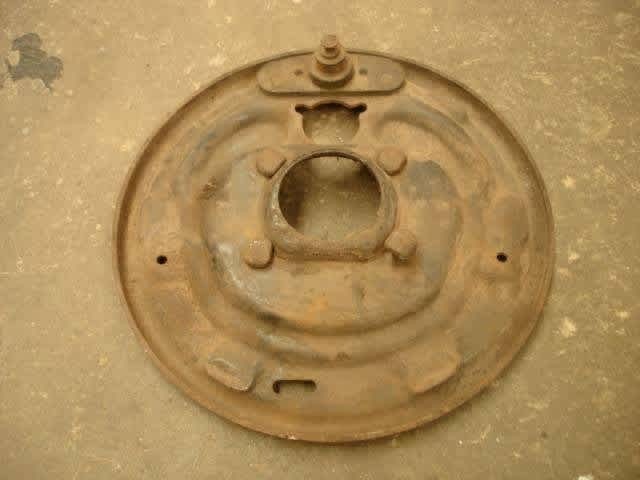 FORD FALCON XK/XL/XM/XP FRONT DRUM BRAKE BACKING PLATE - UTE/VAN (RHS ...