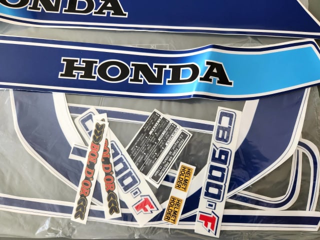 HONDA CB900F BOL DOR 1979 MOTORBIKE FAIRING DECALS GRAPHIC KIT ...