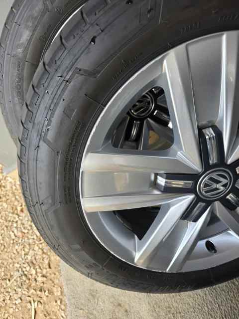 VW Multivan genuine wheels and tyres | Wheels, Tyres & Rims | Gumtree ...