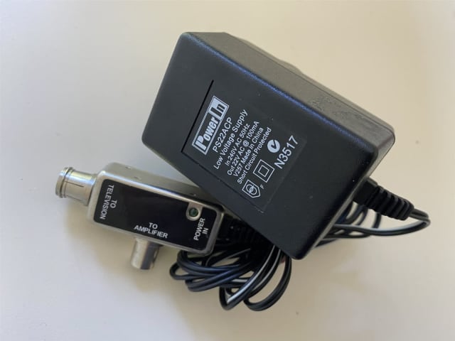 TV Masthead Amplifier Power Supply 22Volt AC with PAL Connector | TV ...