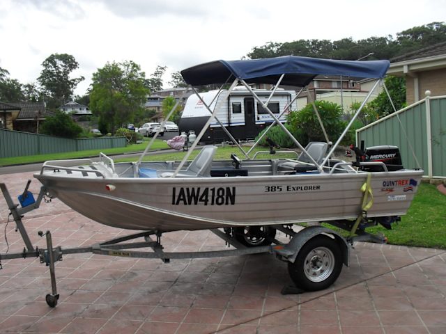 Quintrex 385 Explorer 2002 with 2017 Mercury 15hp, ay LISAROW | Tinnies ...