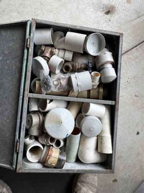 Tool box with reticulation gate valves pvc fittings - Other Tools & DIY ...