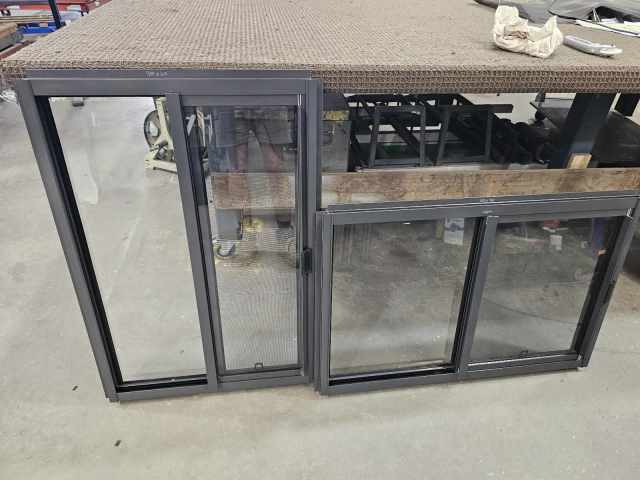2 x Brand new Monument colour sliding windows - Building Materials in ...