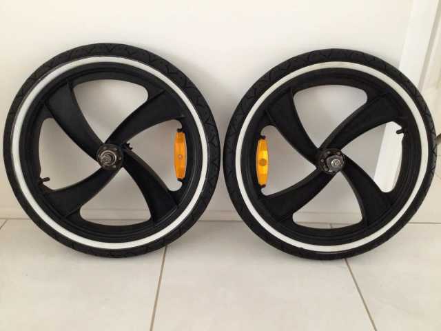 BMX 20 inch Old School Mag Wheels, Reflectors and White Wall Tyres ...