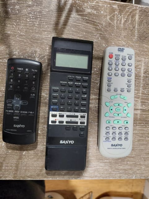 SANYO REMOTE CONTROL SANYO REMOTE CONTROLS SANYO REMOTES APR2023 MALVE ...