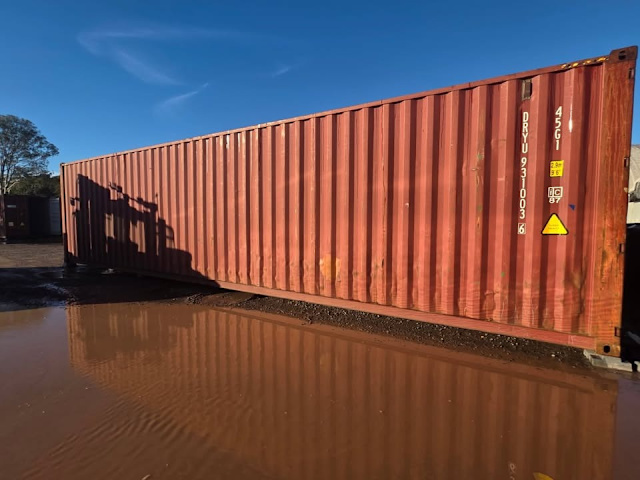 40ft Red B Grade High Cube Shipping Container - DRYU9310036 ...