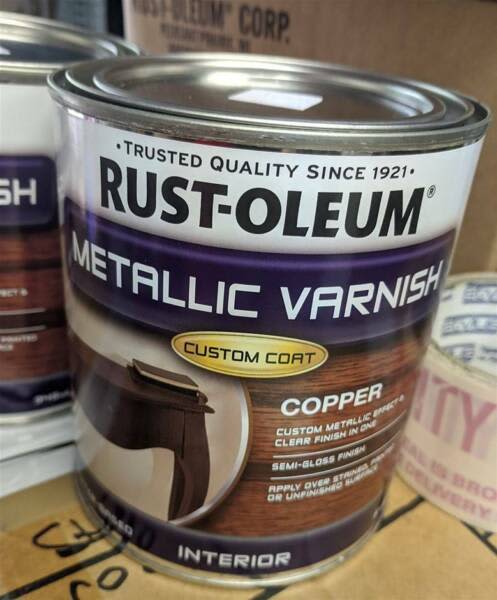 Rust-Oleum Vanish Paint Copper Metallic 946ml New - Building Materials ...