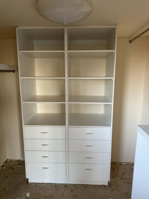 Internal cabinets of walk in robes - Building Materials in Churchlands ...