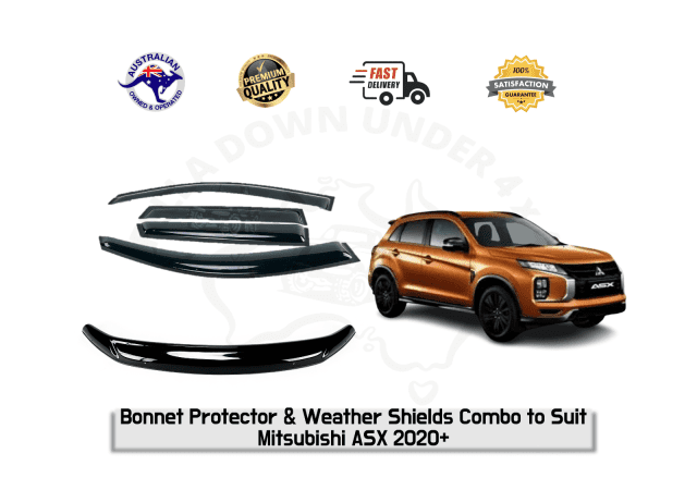 Bonnet Protector Guard Weather Shields Mitsubishi ASX Sep******2023 ...