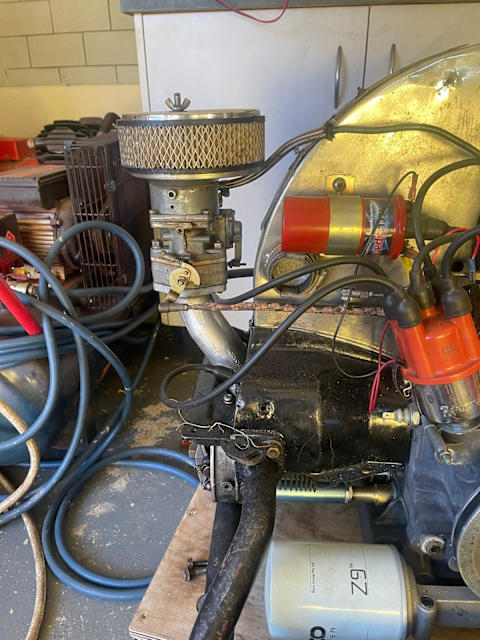 Vw 1600 beetle engine worked 1776cc twin carbies etc | Motorcycle ...