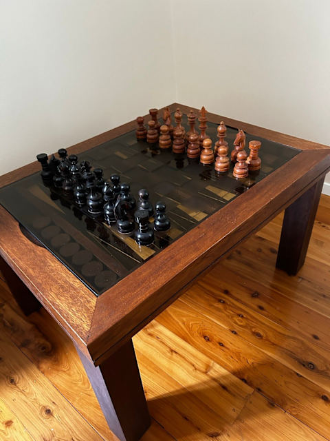 Chess and Backgammon Table - Board Games in Beecroft NSW | Gumtree ...