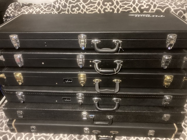 GUITAR HARD CASES, RECTANGLE, 6 AVAILABLE, $80-100 EACH - Guitars ...