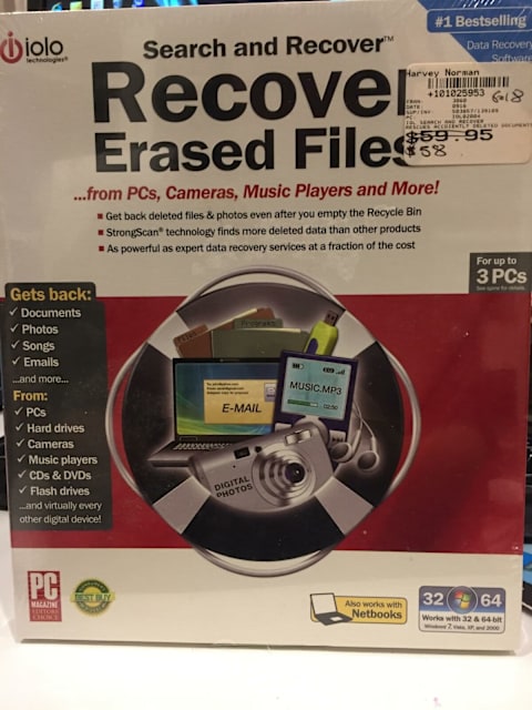 Iolo Search & Recover Erased Files | Other Computers & Software ...