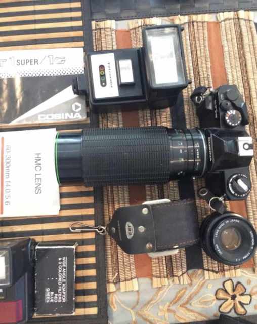 SLR Camera Bulk Lot Photography Equipment Cosina Pentax Hanimex Macro ...