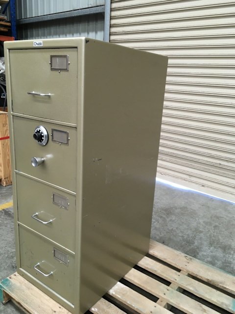 Chubb B Class security filing cabinet safe container combination lock ...